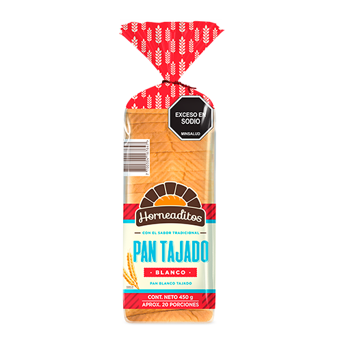 PAN TAJADO BLANCO HORNEADITOS 450 GRS