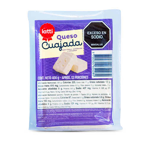 CUAJADA LATTI 400 GRS