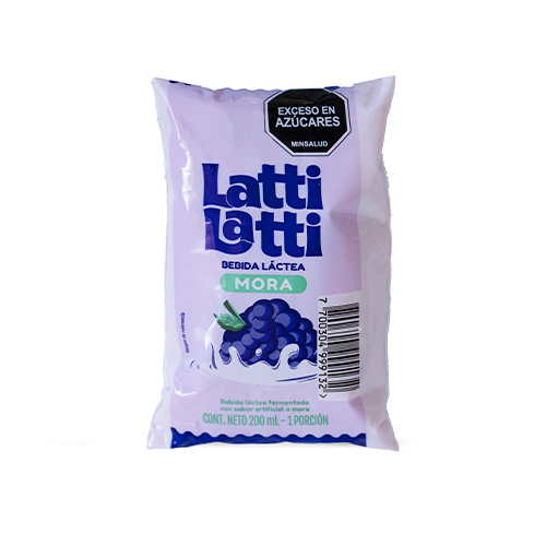 BEBIDA LÁCTEA SABOR MORA LATTI 200 ML