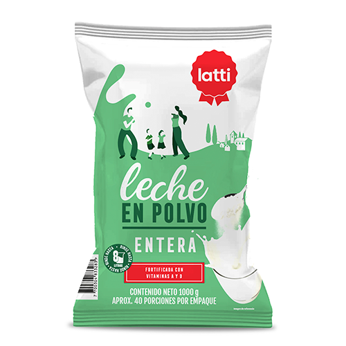 LECHE EN POLVO ENTERA LATTI 1000 G