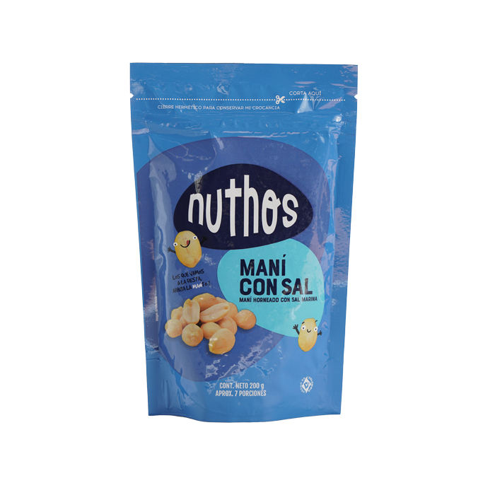 MANÍ SALADO NUTHOS 200 G