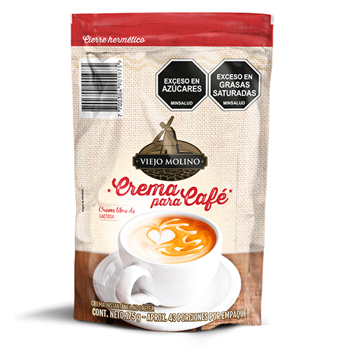 CREMA PARA CAFÉ EN DOYPACK VIEJO MOLINO 175 G