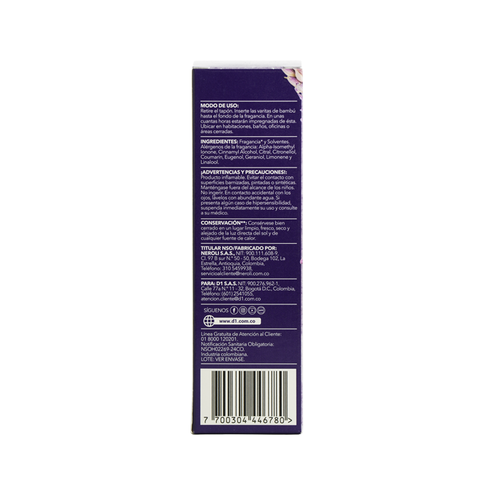 DIFUSOR DE OLORES HOSH 40 ML