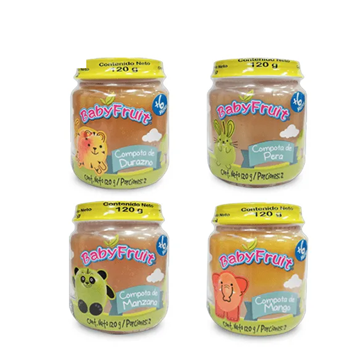 COMPOTA SABORES SURTIDOS BABY FRUIT 120 G