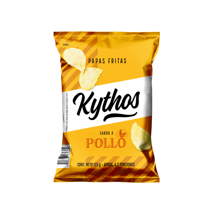 PAPAS FRITAS SABOR POLLO KYTHOS 115 G