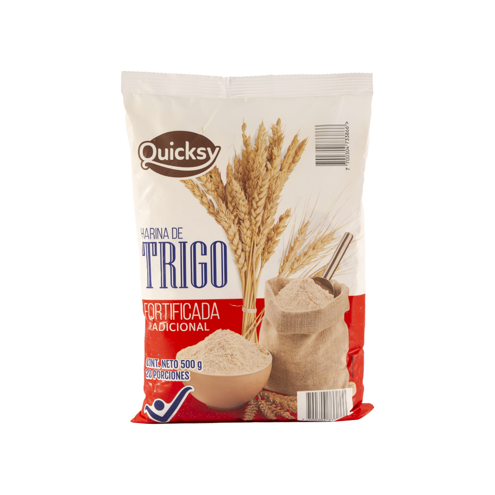 HARINA DE TRIGO QUICKSY 500 G