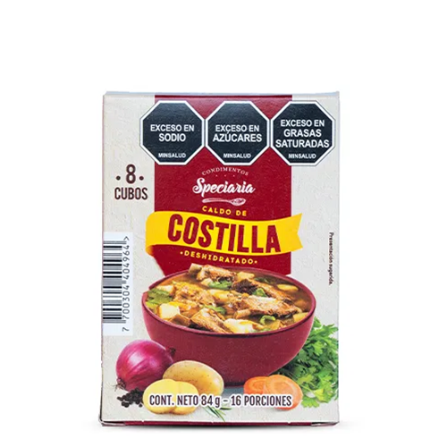 CALDO DE COSTILLA SPECIARIA 84 G 8 CUBOS | d1