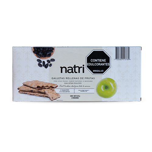 GALLETA RELLENA DE FRUTA NATRI 145 G
