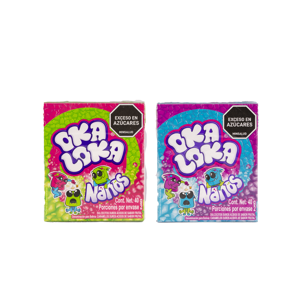 DULCES ACIDOS OKA LOKA NANOS 40G