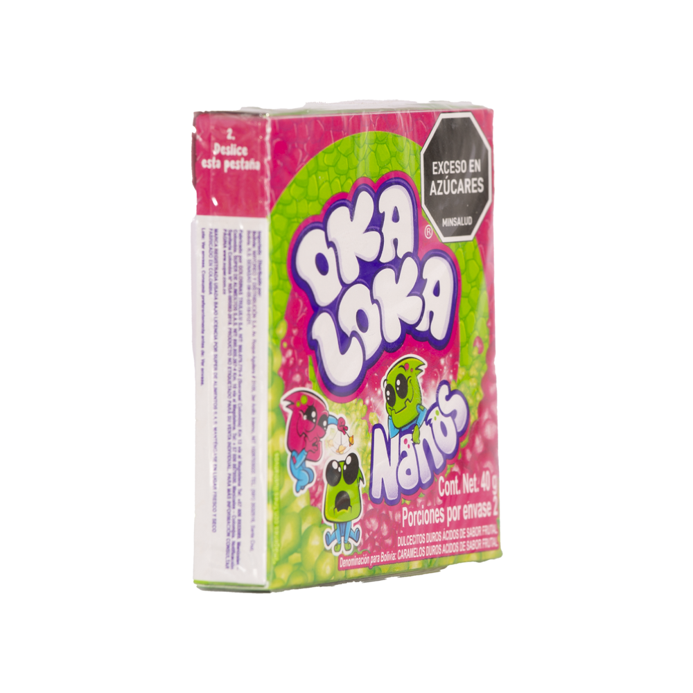 DULCES ACIDOS OKA LOKA NANOS 40G