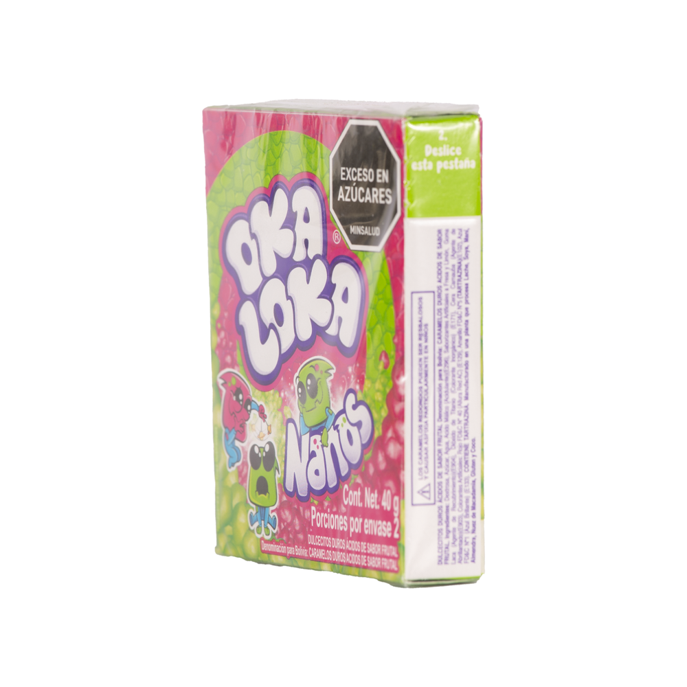 DULCES ACIDOS OKA LOKA NANOS 40G