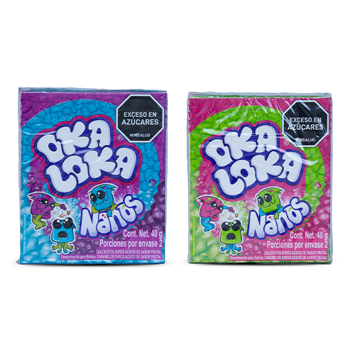 DULCES ACIDOS OKA LOKA NANOS 40G