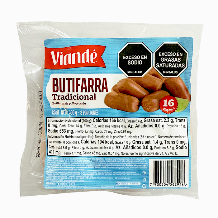 BUTIFARRA VIANDE 500 G