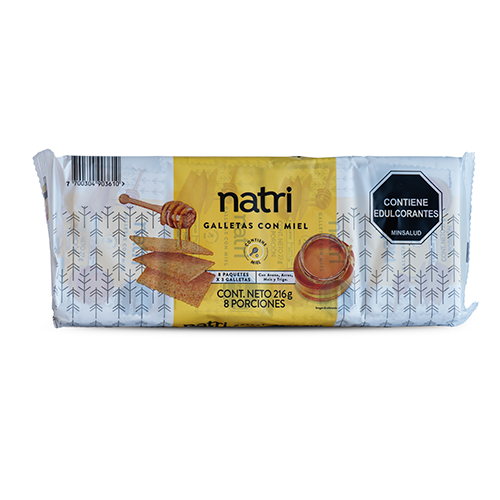 GALLETA INTEGRAL CON MIEL NATRI 216 G