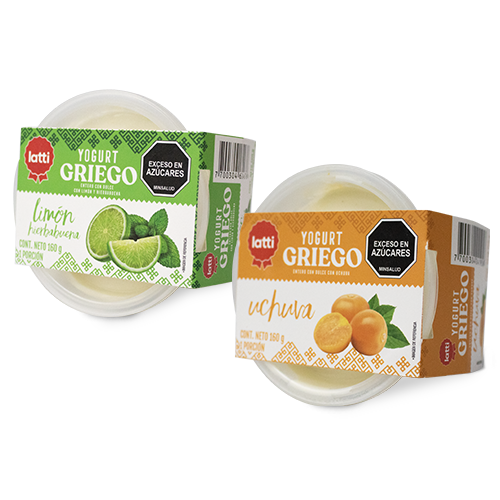 YOGURT GRIEGO SABORES SURTIDOS LATTI 160 G