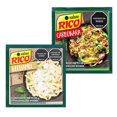 BASE SALSA BECHAMEL/CARBONARA RICO 50G