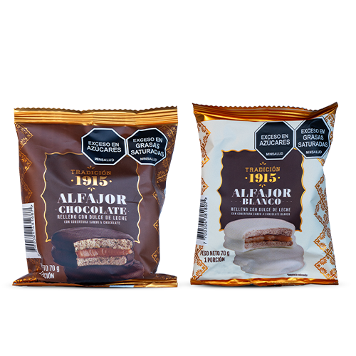 ALFAJOR PREMIUM BLANCO Y CHOCO 70 GR