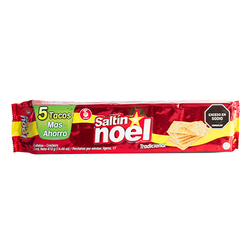 GALLETA SALTIN NOEL 5 TACOS 410 G