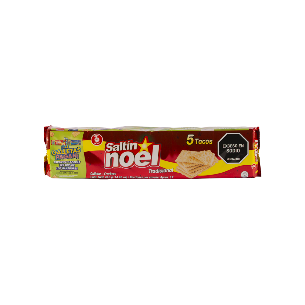 GALLETA SALTIN NOEL 5 TACOS 410 G