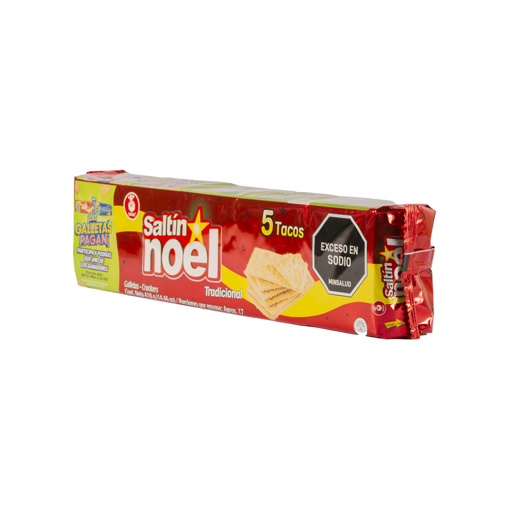 GALLETA SALTIN NOEL 5 TACOS 410 G
