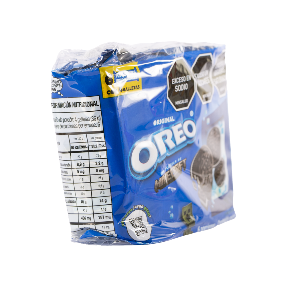 GALLETA OREO 6 PQ 216 G