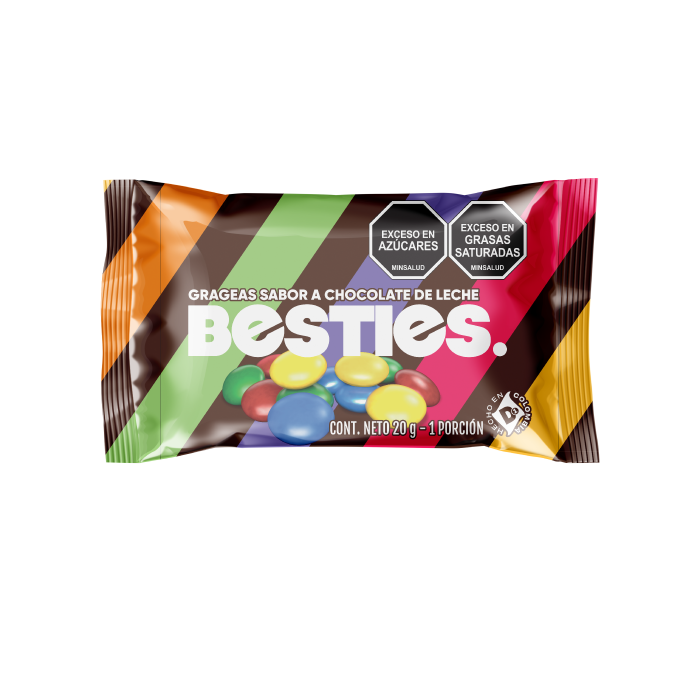 PASTILLAS DE CHOCOLATE BESTIES 20 G