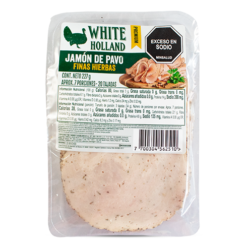 JAMON DE PAVO FINAS HIERBAS