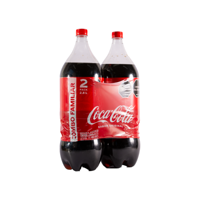 COMBO GASEOSA COCA COLA X2 UND 2.5L