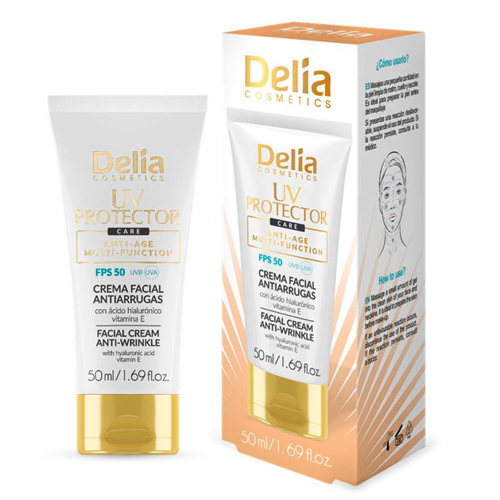 PROTECTOR SOLAR FACIAL DELIA 50 ML