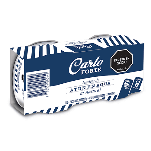 DUOPACK ATÚN EN AGUA C F 160 G NETO