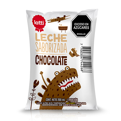 LECHE CHOCOLATE LATTI BOLSA X200ML | d1