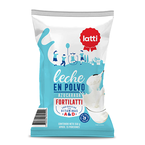 LECHE EN POLVO AZUCARADA LATTI X 350GR