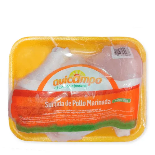SURTIDA DE POLLO MARINADA 500G