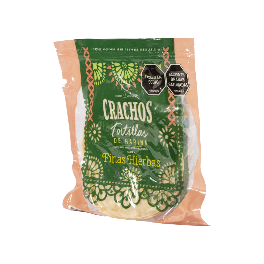 TORTILLA FINAS HIERBAS CRACHOS 250G