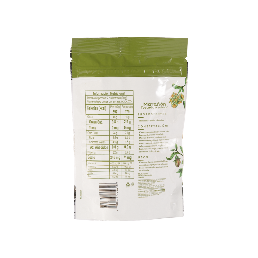 MARAÑON SALADO NUTHOS 70 GRS
