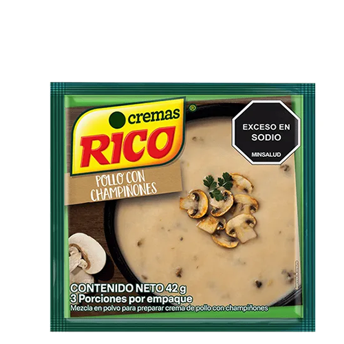 CREMA POLLO CHAMPIÑONES RICO 42G | d1