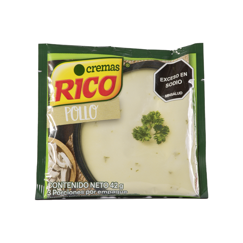 CREMA DE POLLO RICO 42G