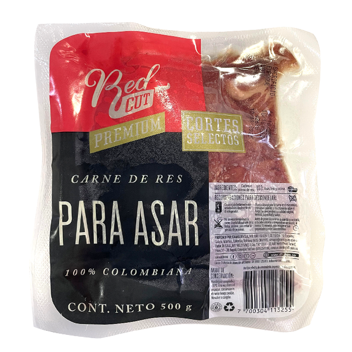 CARNE DE RES PARA ASAR RED CUT 500 G