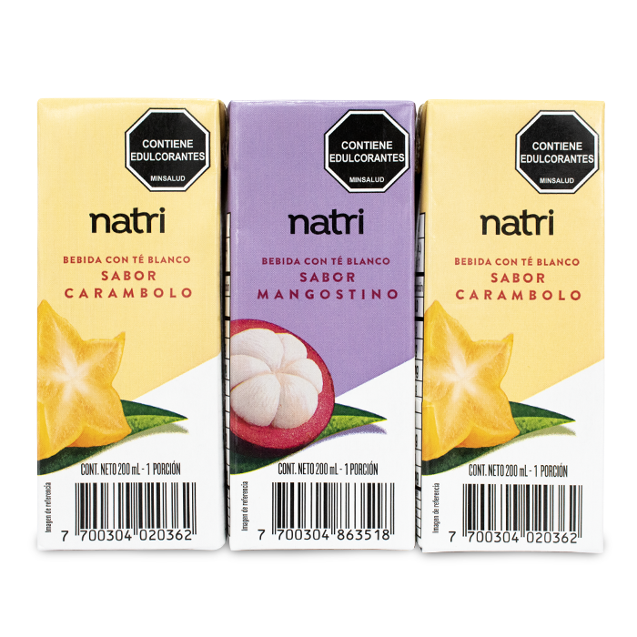 TÉ BLANCO SURTIDO NATRI 200 ML X 3 UND | d1