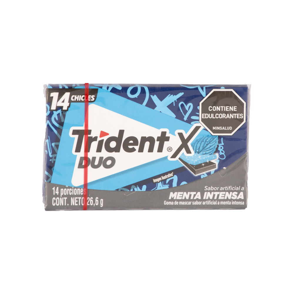 TRIDENT SIN AZUCAR FRESHMINT 14 UNDS