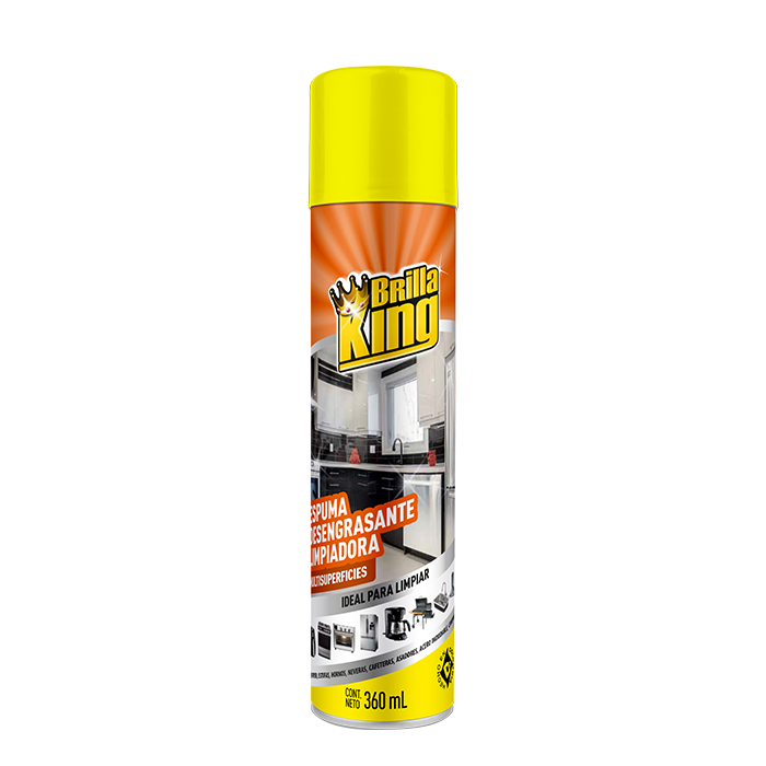 ESPUMA DESENGRASANTE BRILLA KING 360ML | d1