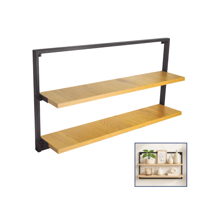 REPISA FLOTANTE DOS NIVELES RED FLAG X1 UD | d1