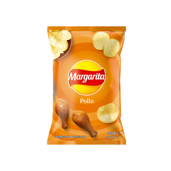 PAPAS POLLO MARGARITA 100 G